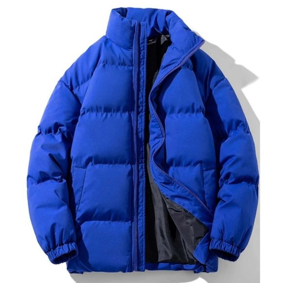 Jackets & Coats | Royal Blue Mens Puffer Coat | Poshmark
